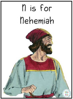 Nehemiah File Folder Fun | Bible Fun For Kids