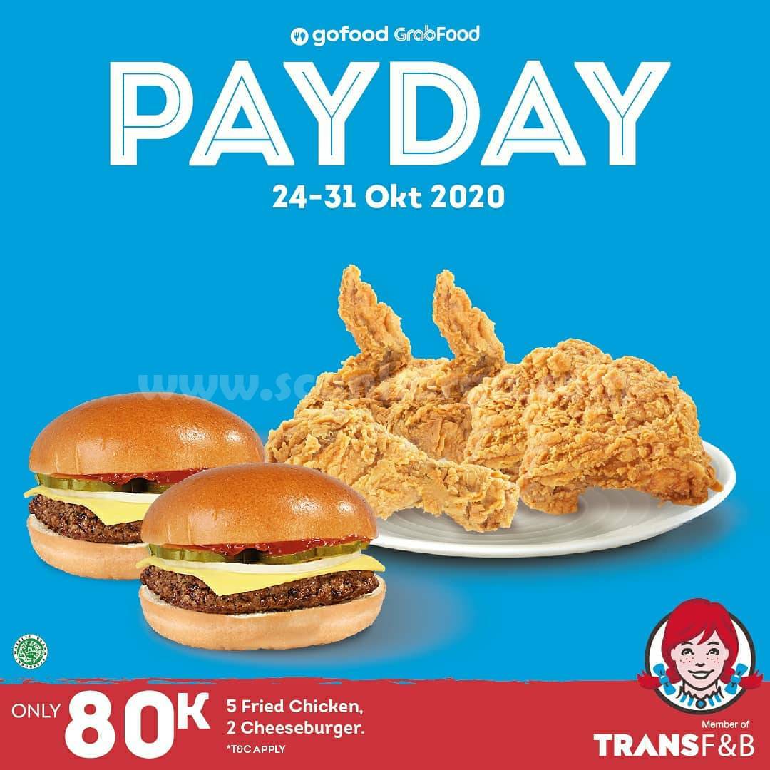 Promo Wendy's PAYDAY - Paket Laper buat Rame Rame harga cuma Rp 80.000 - scanharga