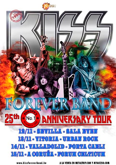 Diario de un Metalhead: KISS FOREVER BAND en España.