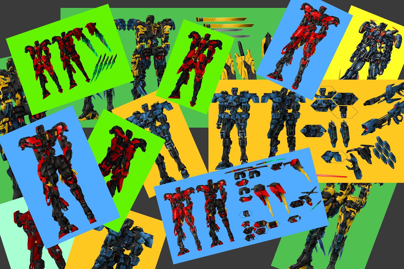 [Mech Brain concept art] Design your mecha