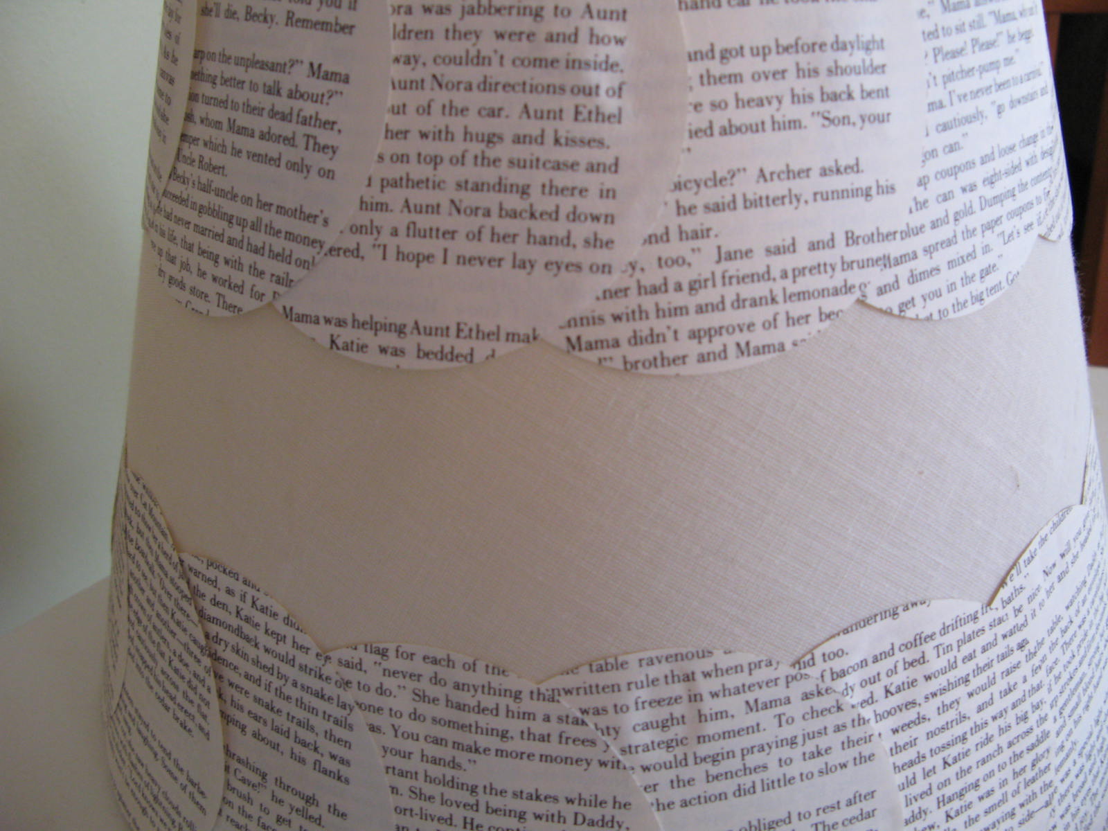 Roundabout: Thrifty Thursday......Book page Lamp