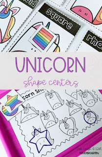 I just created these unicorn themed 2D shape mats ! And I have THREE ...