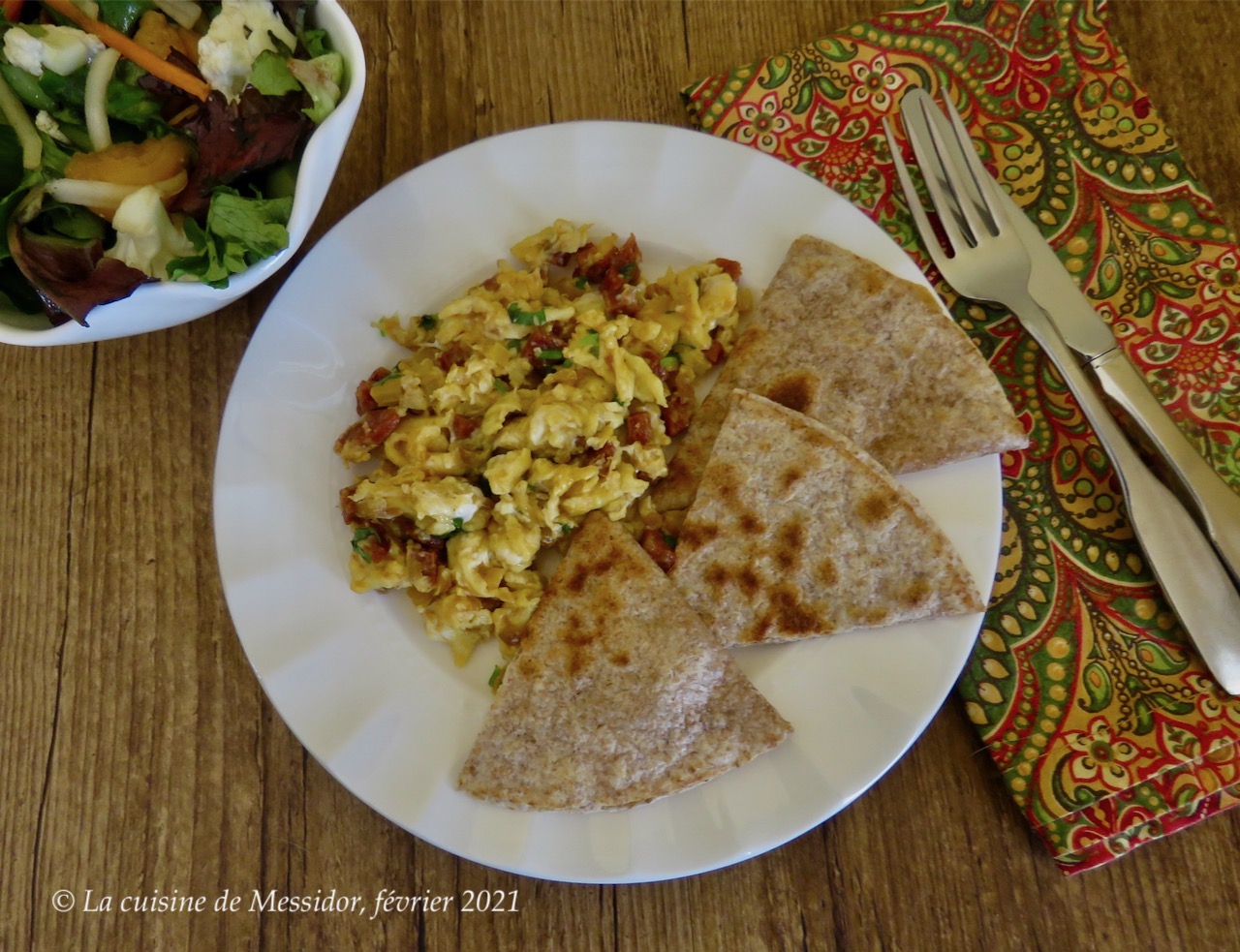 La cuisine de Messidor: Oeufs brouillés à la mexicaine