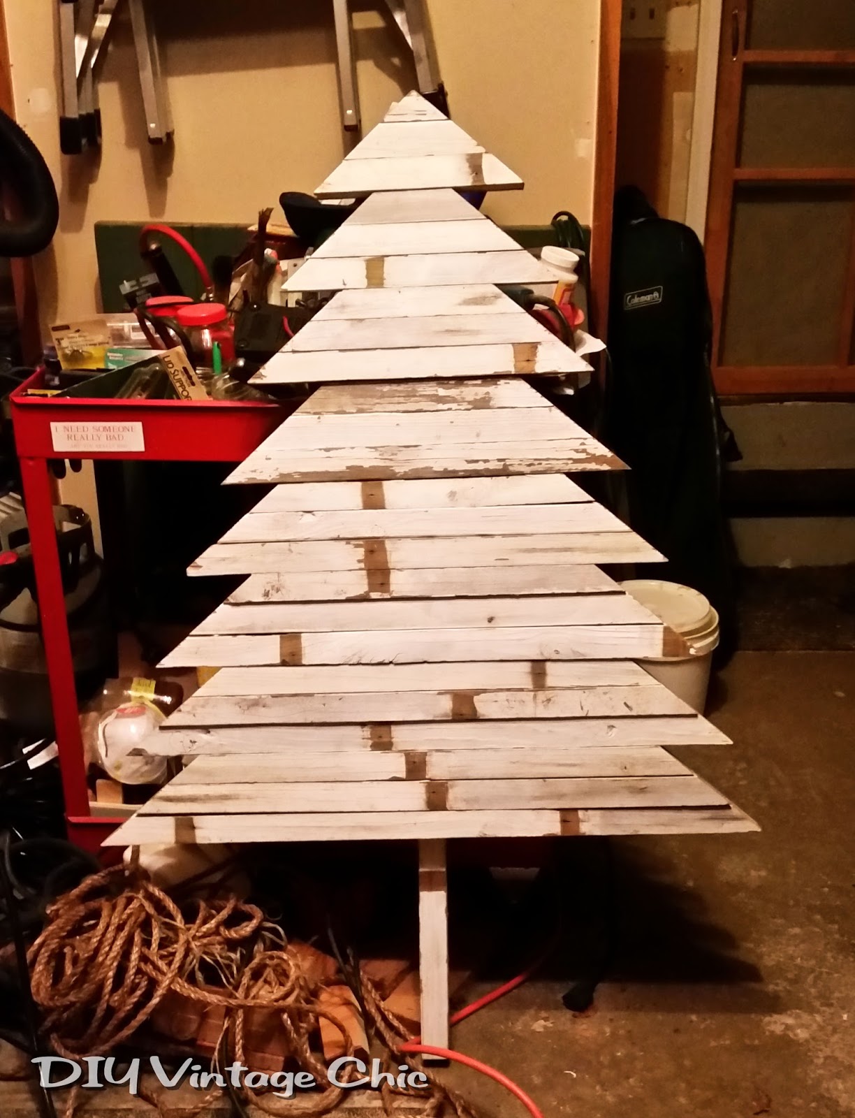 Reclaimed Wood Christmas Tree
