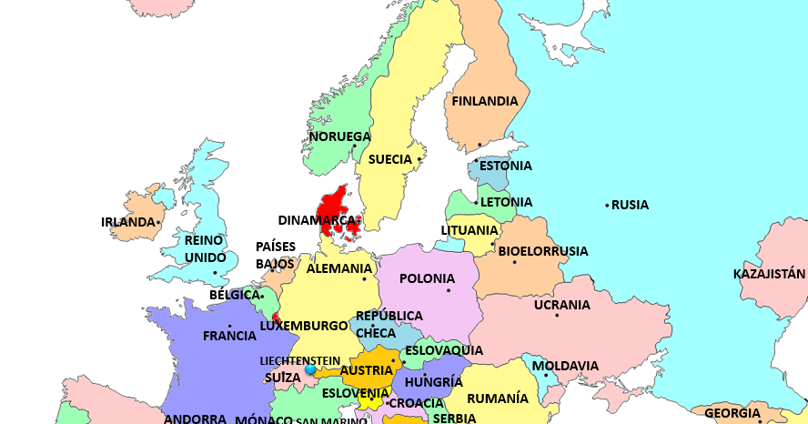 CLASES DESDE NUESTRA CASA: MAPA: PAÍSES DE EUROPA CLASES DESDE NUESTRA CASA: MAPA: PAÍSES DE EUROPA