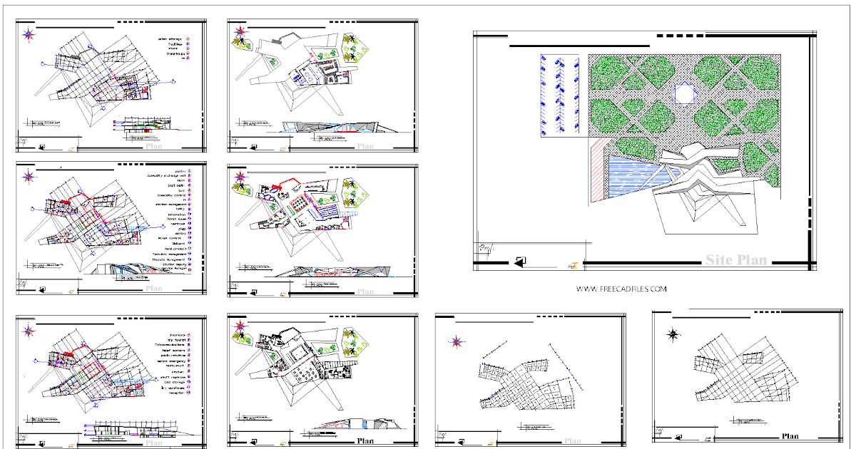 Train Station Plans DWG