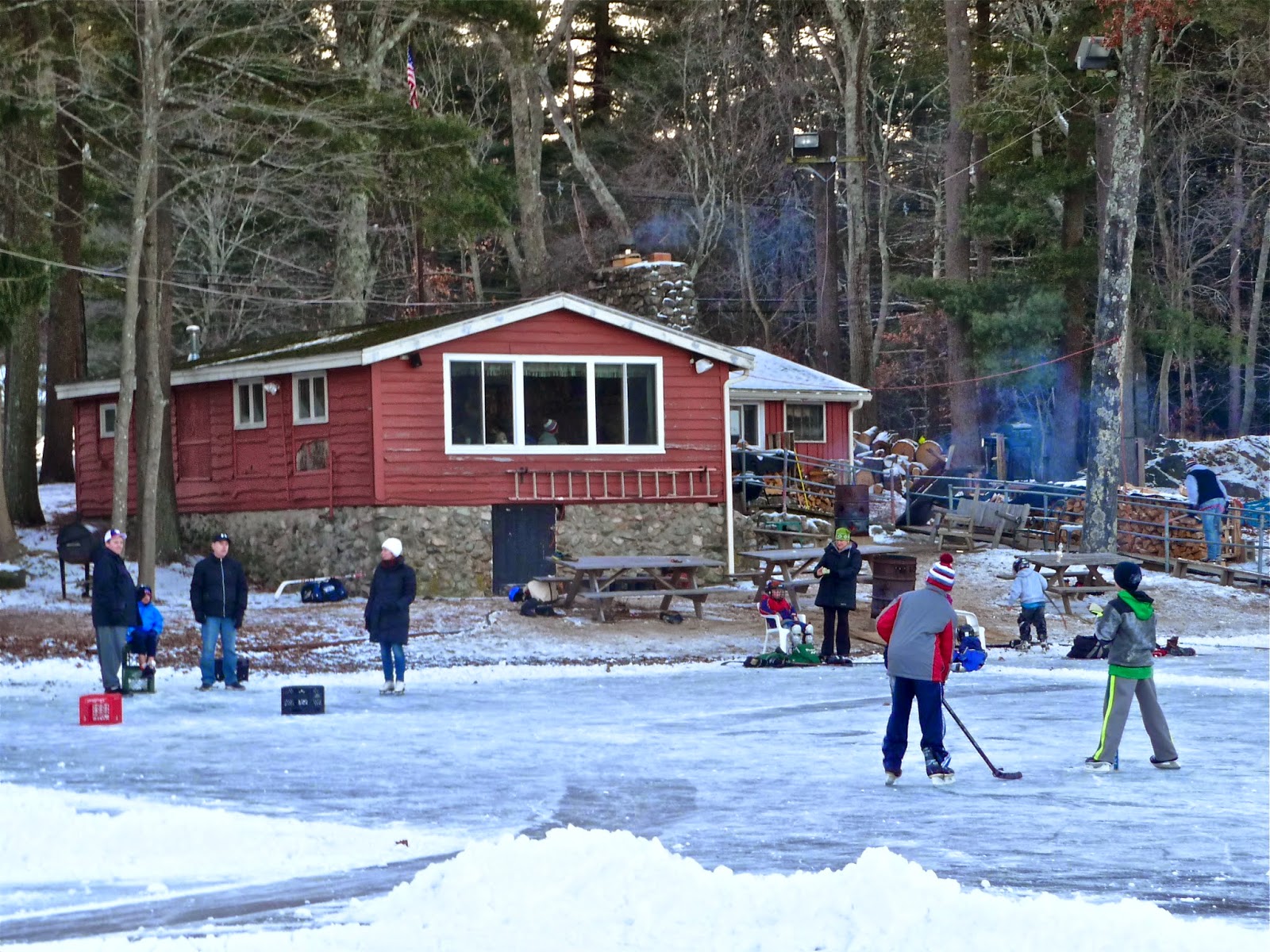 Turner Pond Offers an Amazing Winter Ice Skating Experience in Walpole ...
