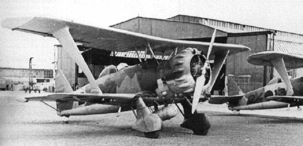 Airplanes in the skies + FAF history: Henschel Hs 123