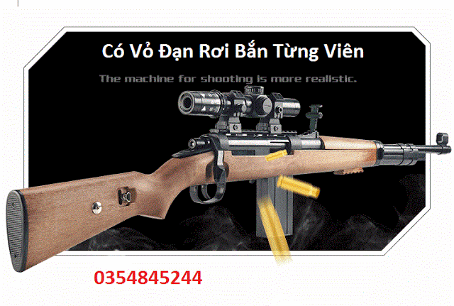 Súng bắn đạn thạch K98 mô hình Pubg có vỏ đạn rơi - Shop Chuyên Bán ...