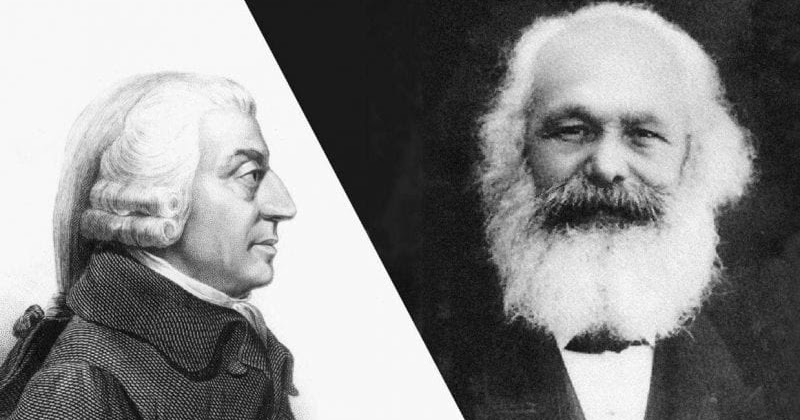 esencial o menos: Adam Smith & Karl Marx