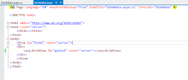 How to create and Bind datatable in Grid View