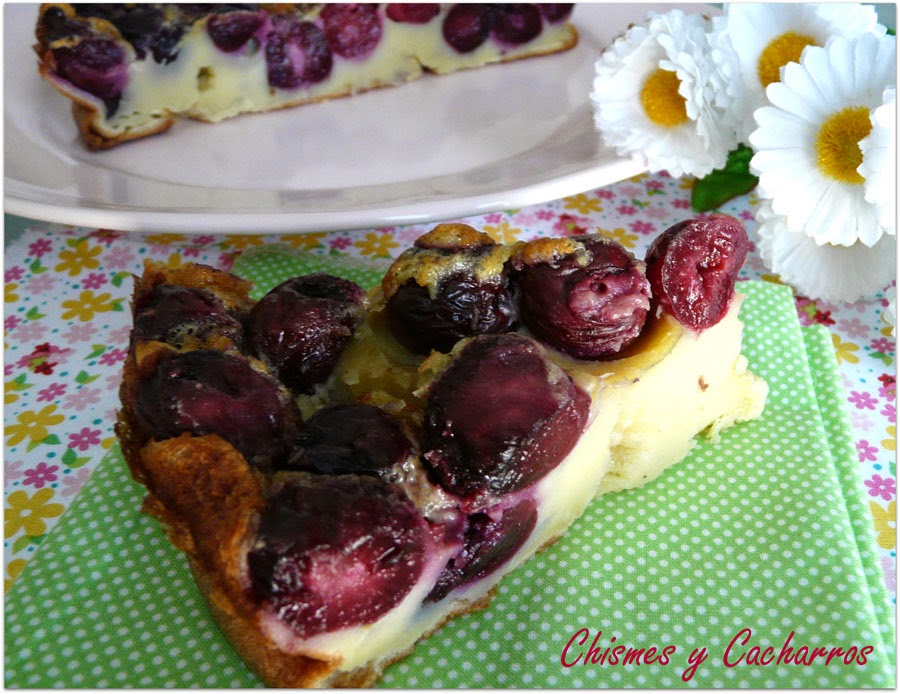 Clafoutis de Cereza - Chismes y Cacharros