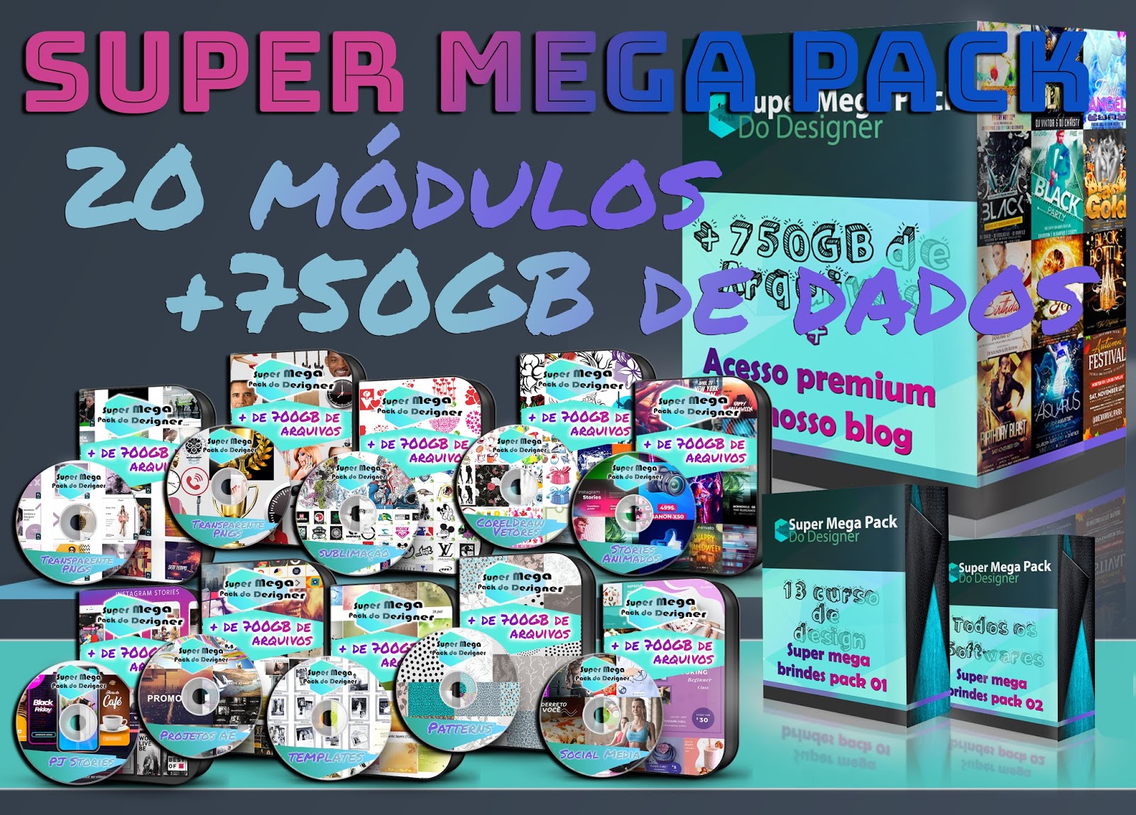 Links Super Mega Pacote do Designer