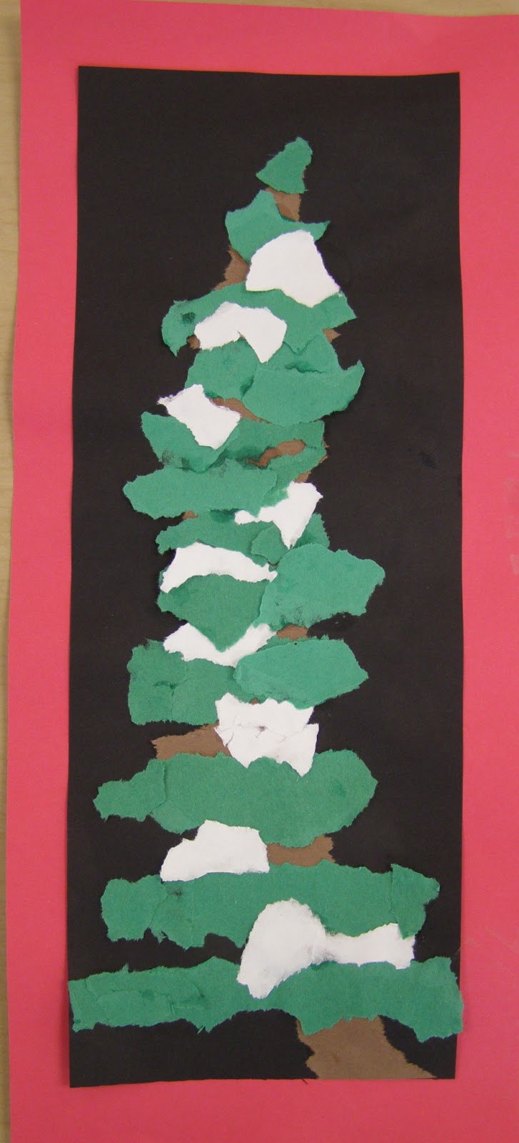 Welcome to Mrs. Peterson's Art Class!: Torn Paper Trees
