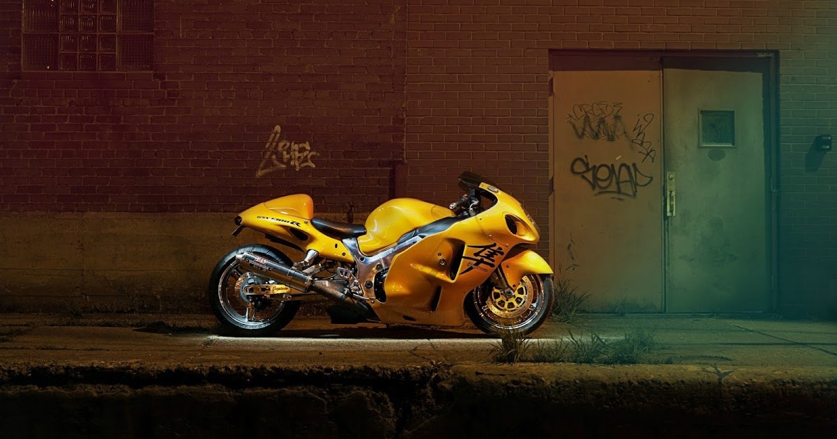 Yellow Sports Bike Wallpaper