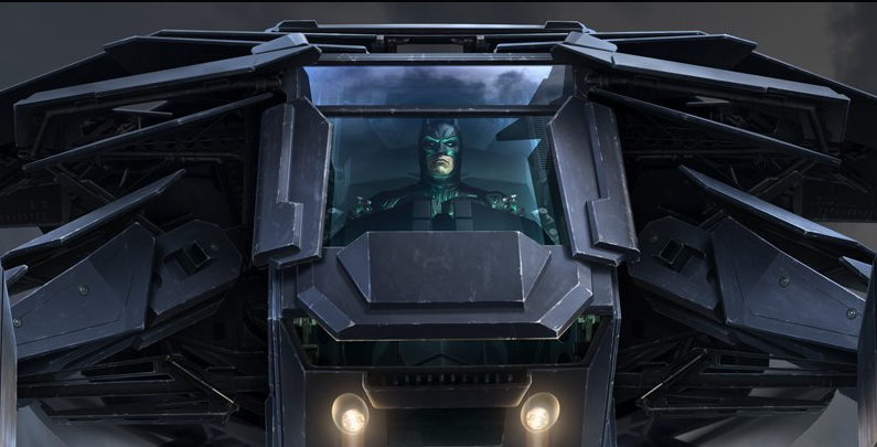 The Bat Flies in THE DARK KNIGHT RISES Concept Art by Warren Manser ...