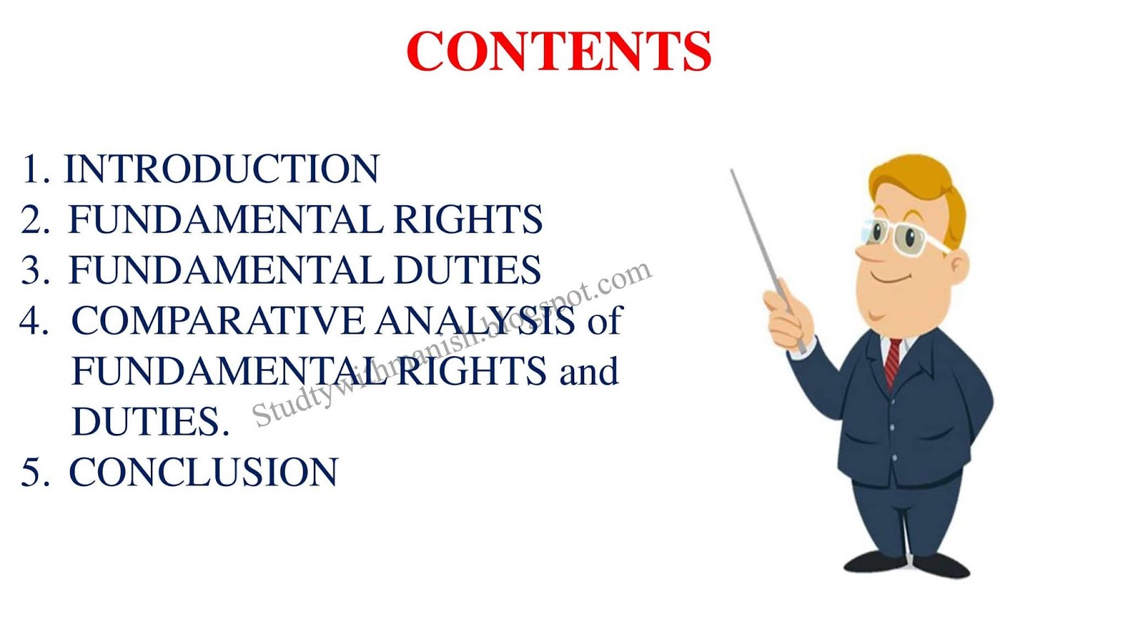 Fundamental Rights and Duties PPT Class 11th Political Science