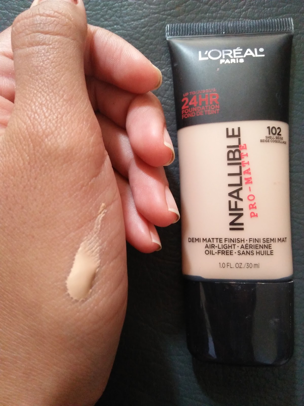 Review L'oreal Infallible Pro-Matte Foundation - Fun Beauty Traveler