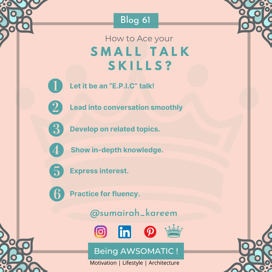 How to Ace your Small Talk Skills?