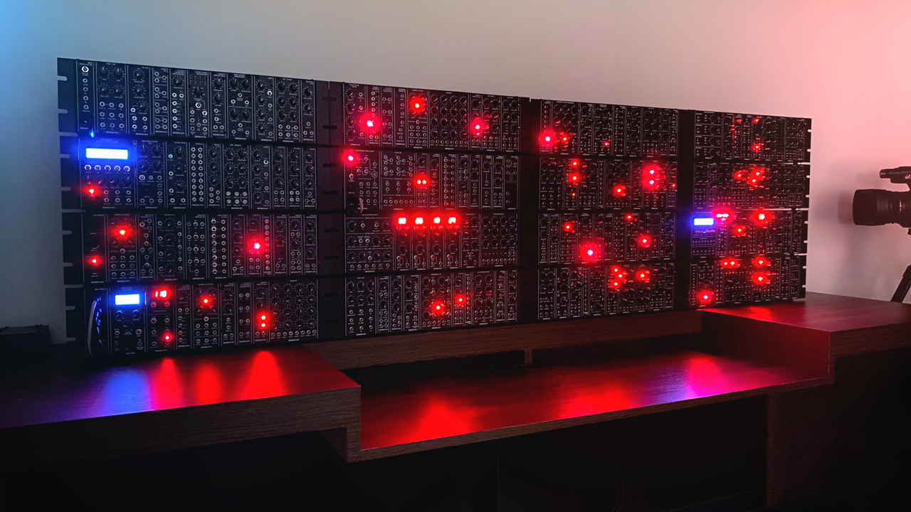 MATRIXSYNTH: Gorgeous EMW Eurorack Modular System
