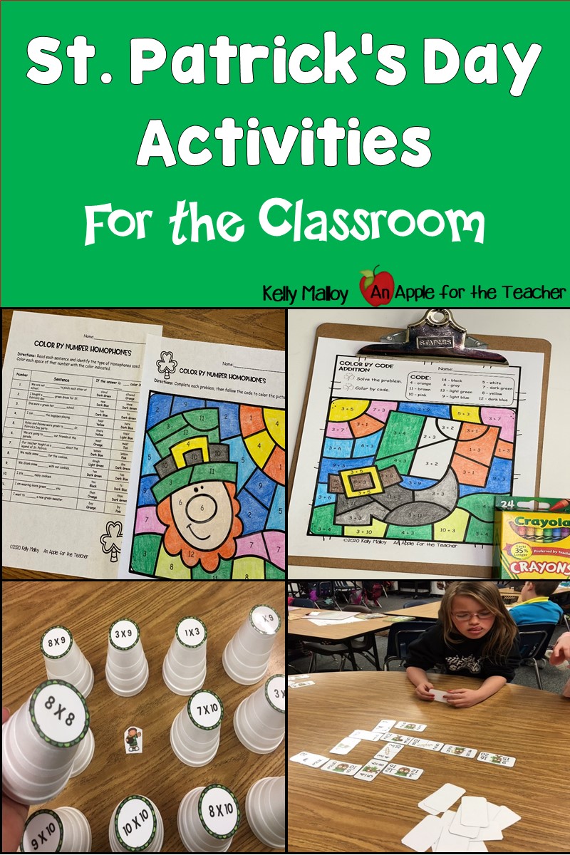 An Apple For The Teacher: St. Patrick's Day Activities for the Classroom
