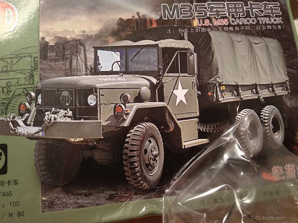 oneseventytwoscale.com: New toys : 4D Models M35 truck in 1/72 scale