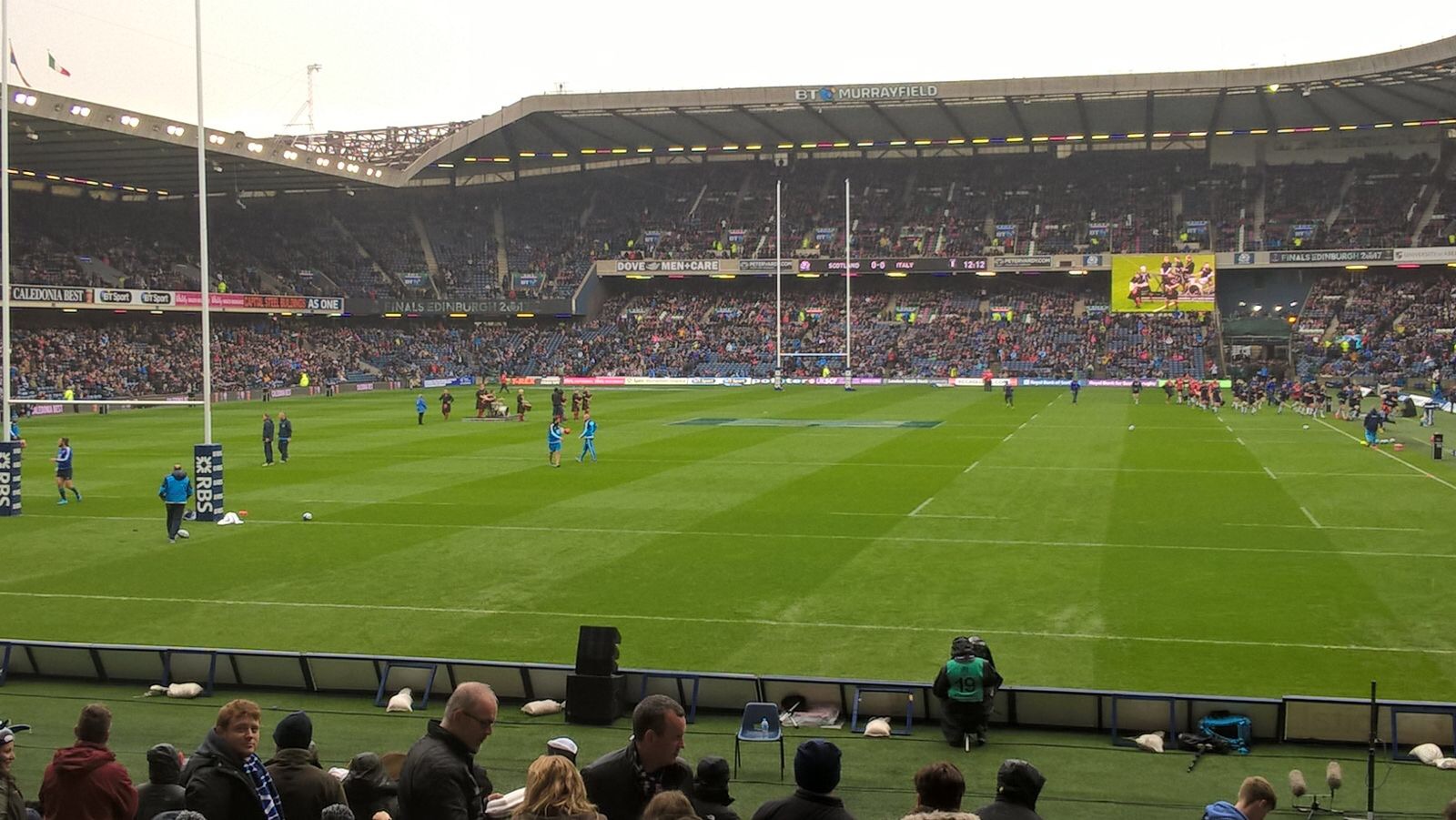 Edinburgh - watching Rugby. | Mummabstylish