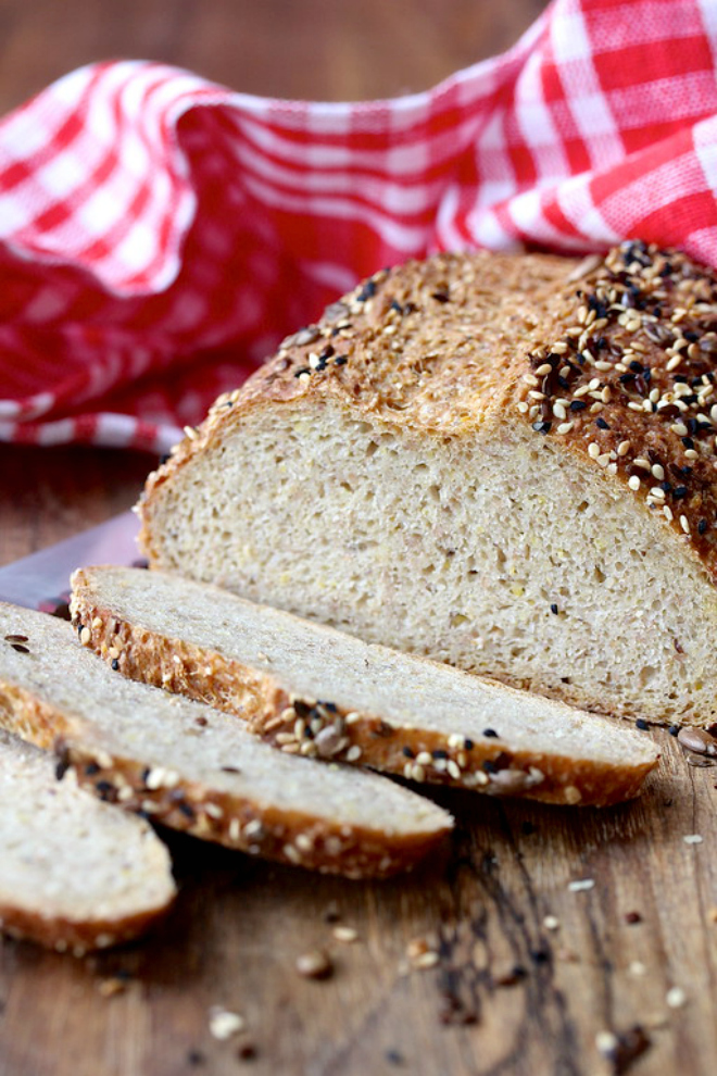 Ten Grain No Knead Bread | Karen's Kitchen Stories