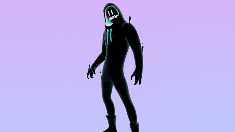 Fortnite Grimey Epic Outfit Skin 4K #380a Wallpaper PC Desktop