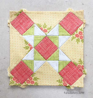 Fabadashery: The Farmer's Wife Sampler Quilt (20's) Block 21 Contrary Wife