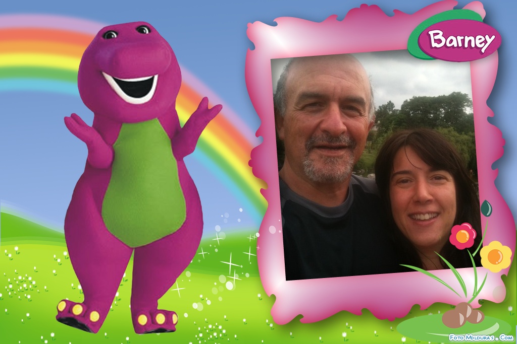 Barney y sus amigos: Marco para fotos digitales con Barney