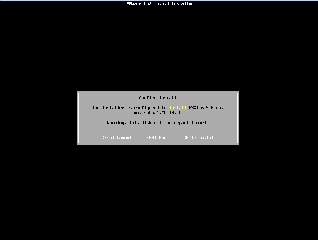 Just one more esxi-guy: ESXI 6.5 Installation Just one more esxi-guy: ESXI 6.5 Installation