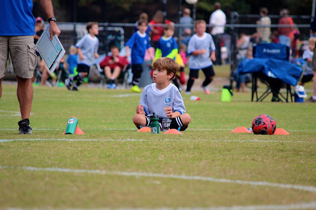 grass stains: Jake + soccer ... it must be fall