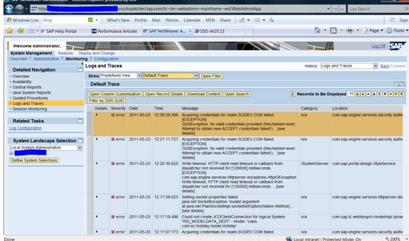 Simple about SAP basis: SAP Java Monitoring Check list 2