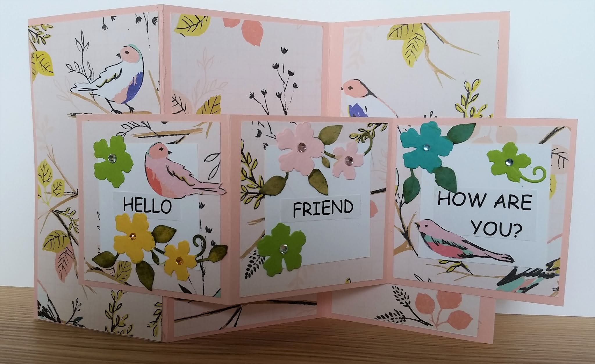 White Points: Triple Z Fold Cards