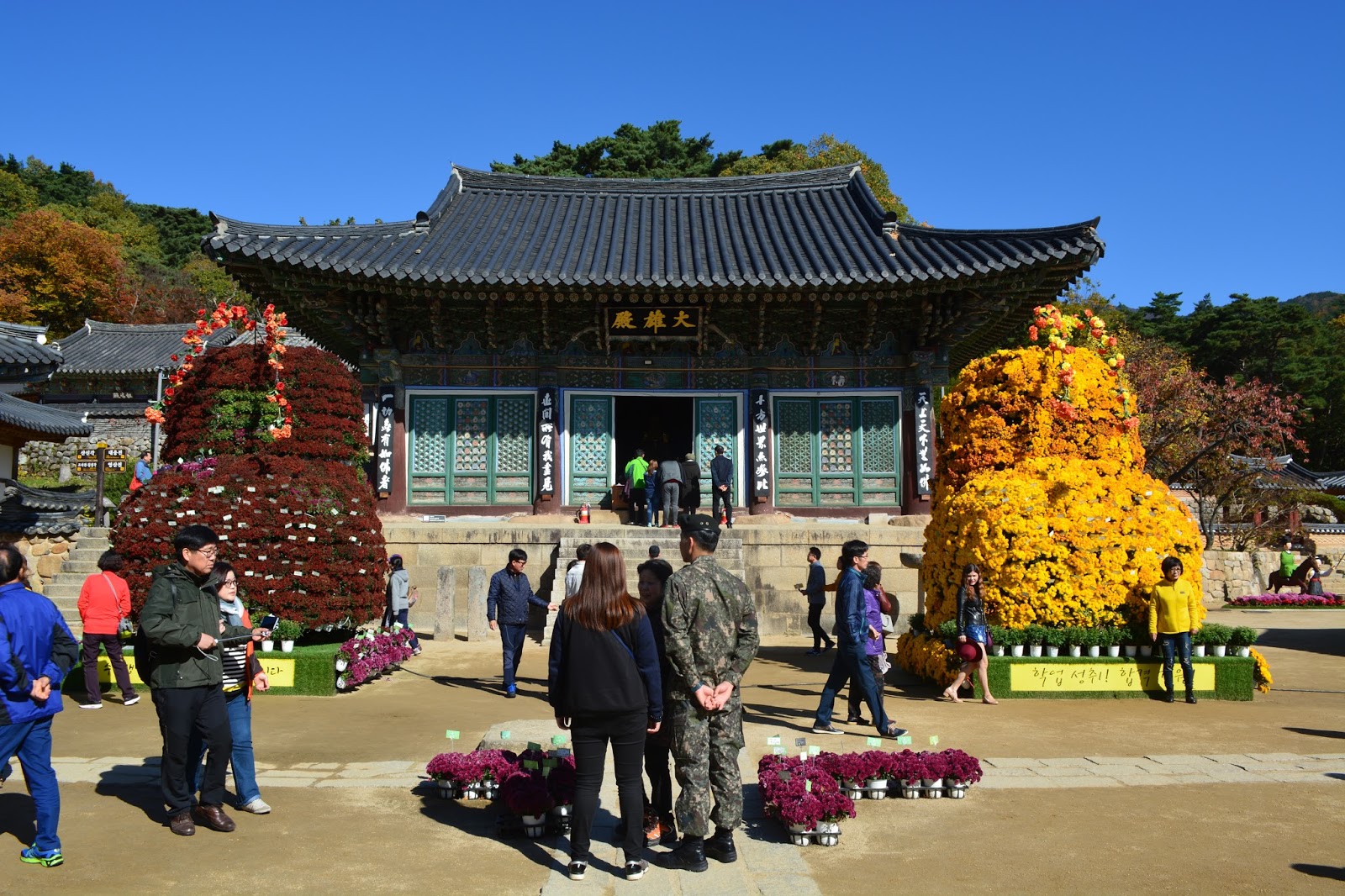 Fall Foliage Sightseeing In Korea - Donghwasa Temple of Mt. Palgong, Daegu
