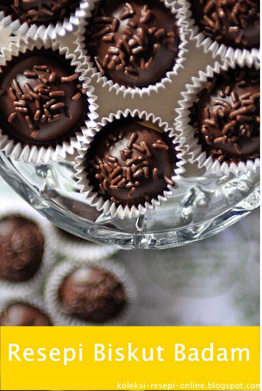 Resepi Biskut & Kuih Raya | Badam Delight | Koleksi Resepi Online