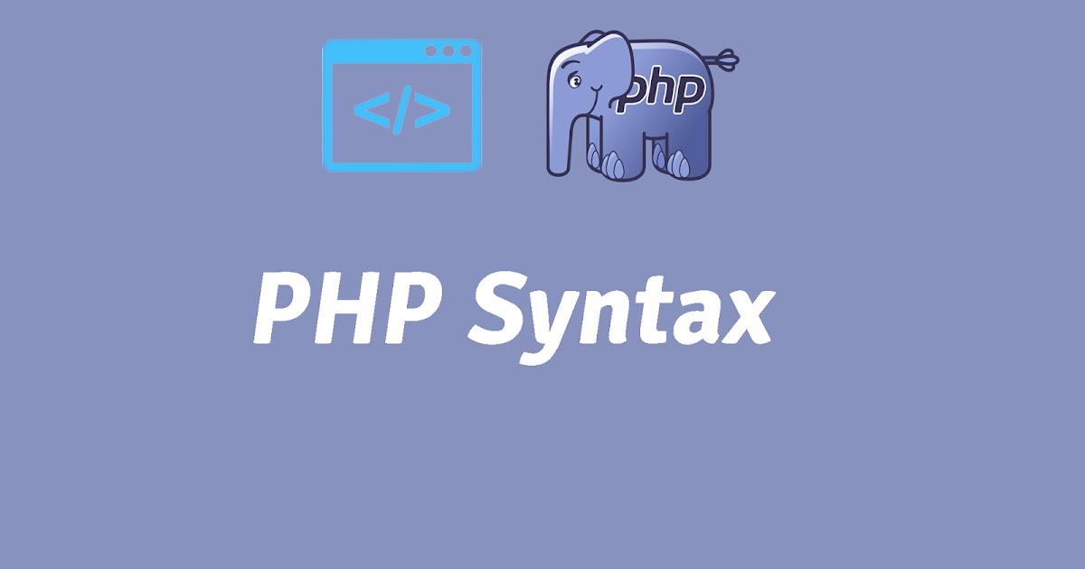 PHP Syntax