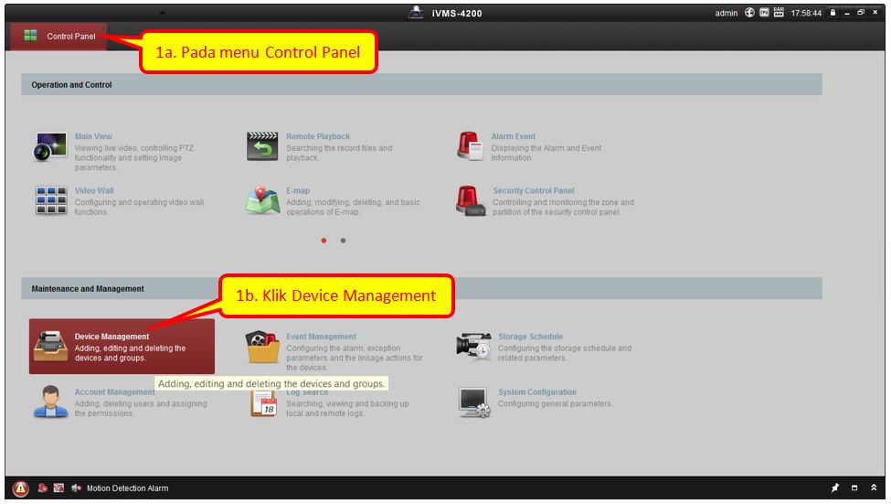 Cara mengaktifkan opsi Cloud P2P Device pada IVMS-4200