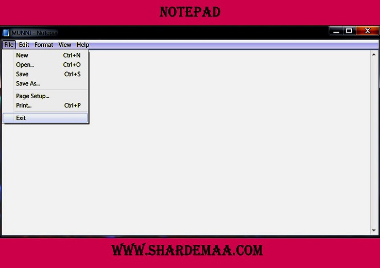 NOTEPAD NOTEPAD
