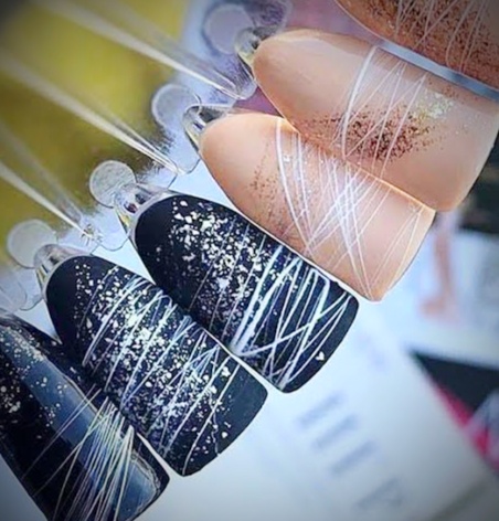 Spider Gel Nail Art