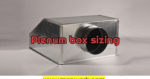 Plenum Box Sizing Calculation for AHU