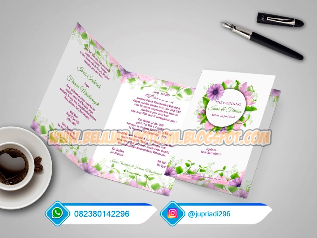 30 Download Desain Undangan Custome Format Psd Minimalis - Kumpulan ...