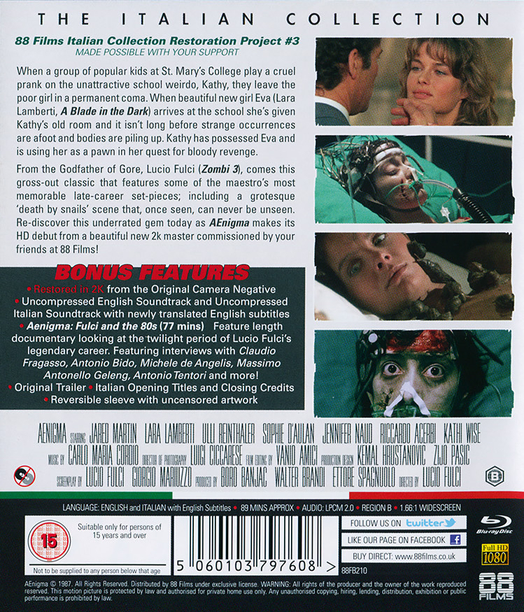 blu-ray and dvd covers: 88 FILMS ITALIAN COLLECTION UK BLU RAY: #1 ...