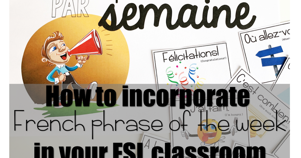 French phrase of the week routine | The French Nook