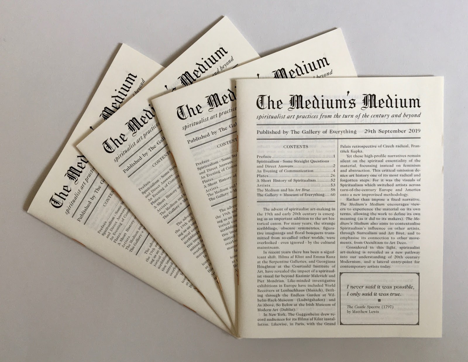 Justin's Amazing World At Fenner Paper: The Medium's Medium