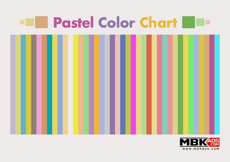 Pastel Color Chart - MBKaos