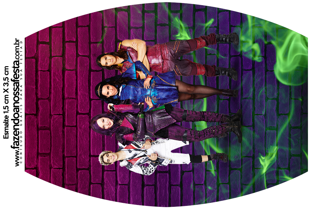 Descendants Party: Free Printable Candy Bar Labels. - Oh My Fiesta! in ...