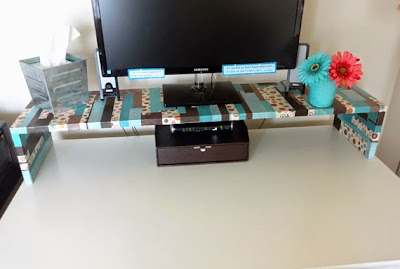 CreativeSteph13: Create a Custom & Cute Computer Shelf in a few hours