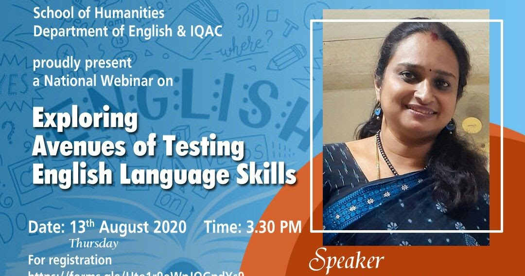 National Webinar on "Exploring Avenues of Testing English Language ...